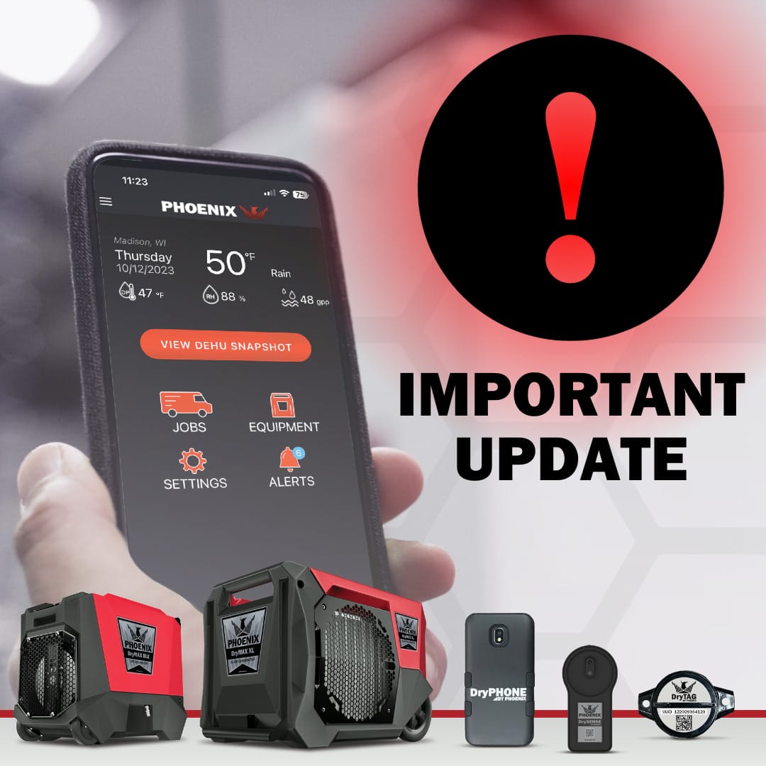 Phoenix DryLINK Subscription Update - Phoenix Restoration Equipment
